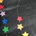 Rainbow Star Paper Garland Party Decoration Birthday Party - Etsy
