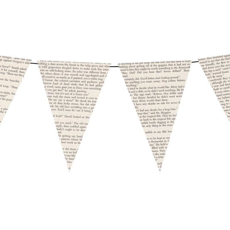 Book Bunting - Etsy