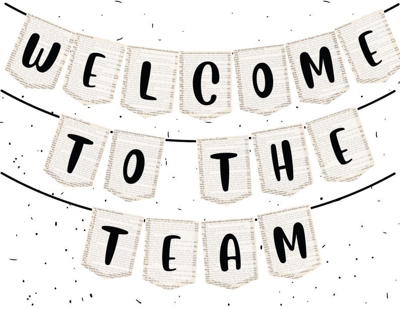 Printable Welcome Banner: Vintage Style Garland (digital Download) - Etsy