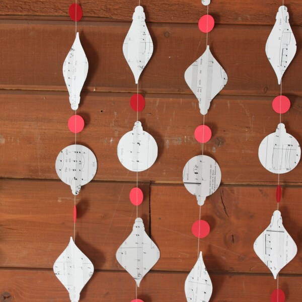 Christmas Paper Garland - Etsy