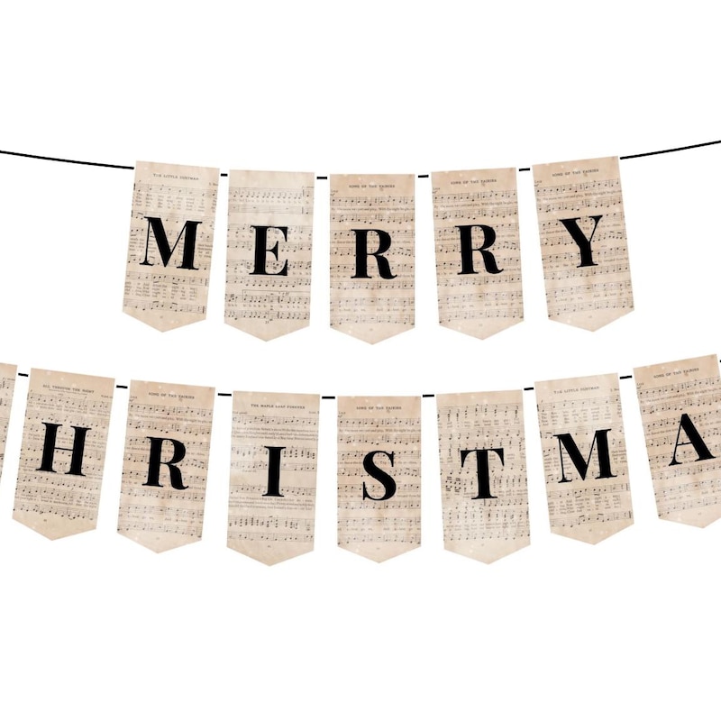 Christmas Bunting - Etsy