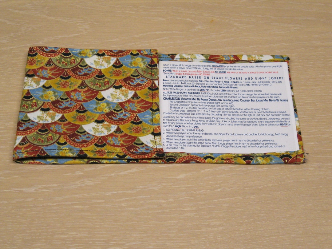 Mahjongg for Small/regular Card Cover - Etsy