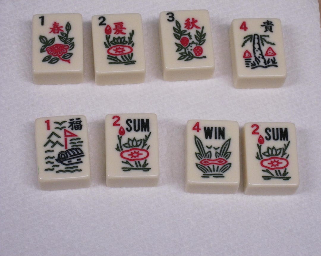 Mahjong Replacement Tiles IVORY Color - Etsy