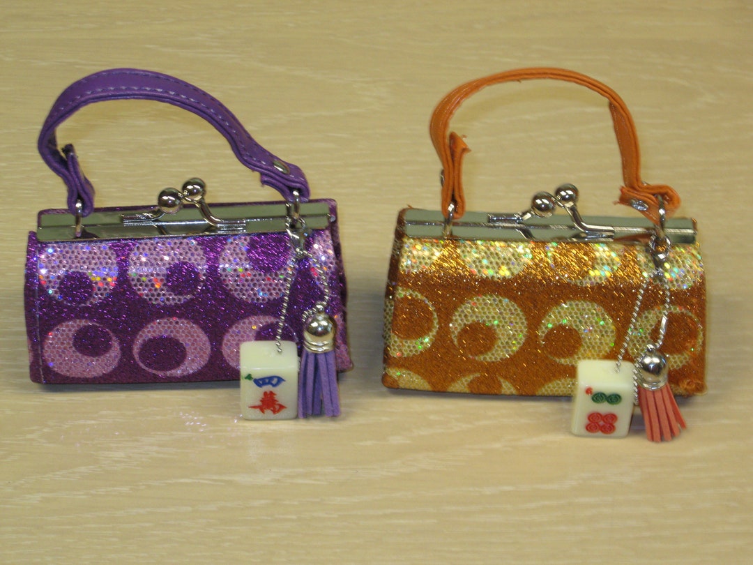 Mini Change Purse With Removable Mahjong Charm - Etsy
