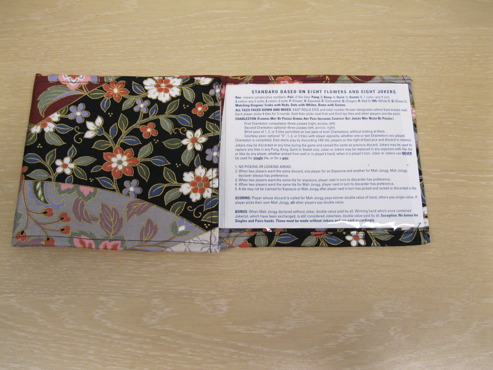 Mahjongg LARGE/LARGE PRINT Card Covers - Etsy