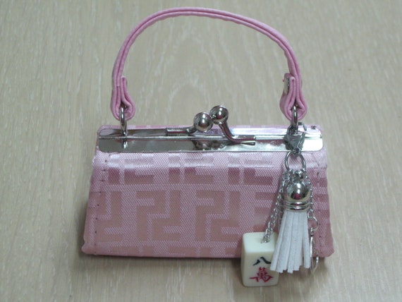 Mini Mahjong coin purses with removable charm | Etsy