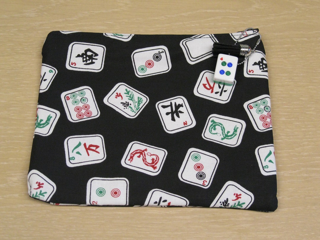 Mahjong Zippered Purse - Etsy