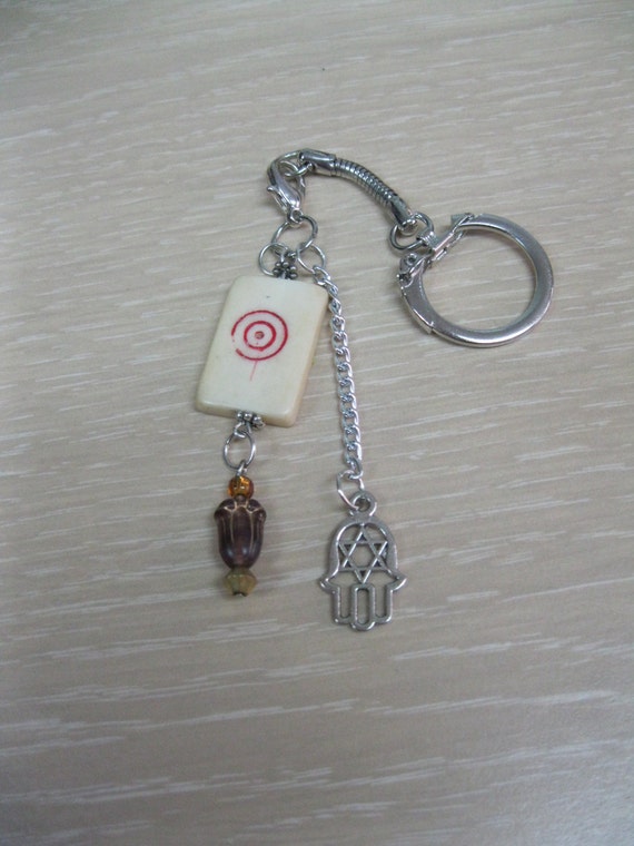 Mahjong Key Chain With Removable Charm - Etsy