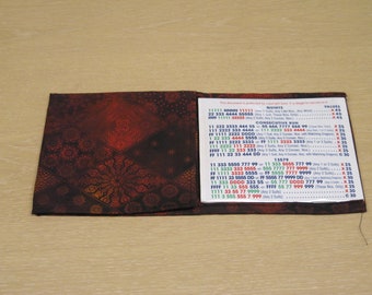 Mahjong Card Cover, LARGE & REGULAR SIZES - Etsy