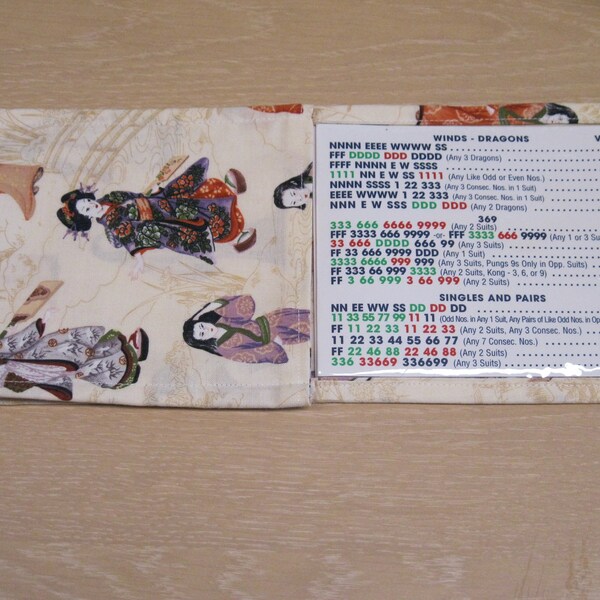 Mahjong Card Cover - Etsy