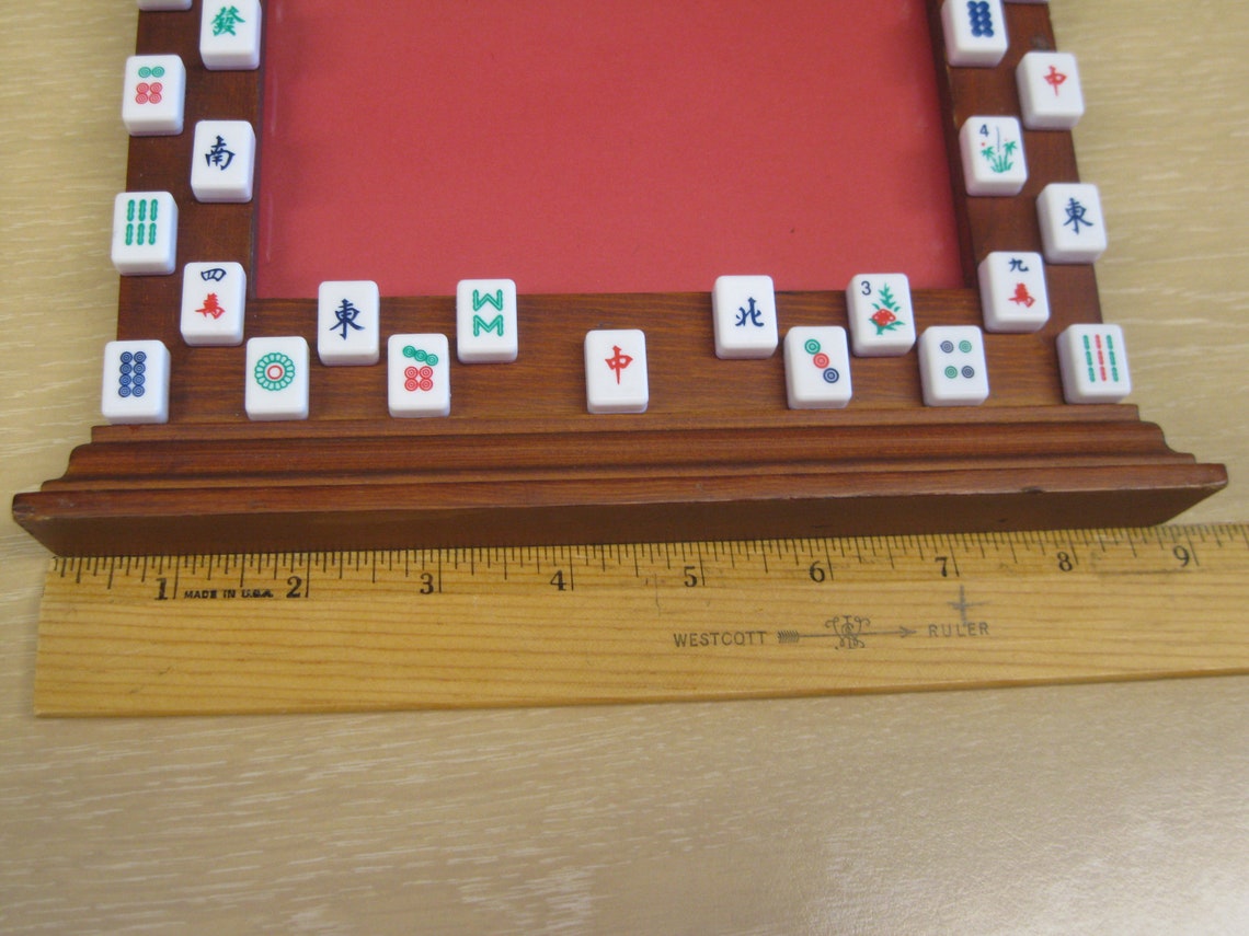Mahjong Frame Using Mini Mahjong Tiles - Etsy