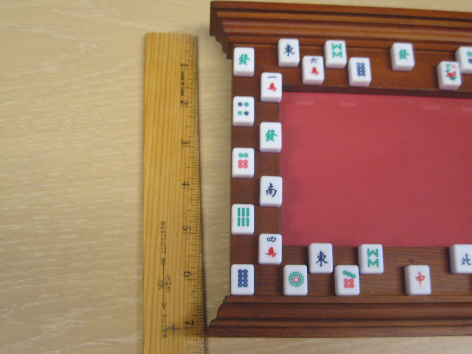 Mahjong Frame Using Mini Mahjong Tiles - Etsy