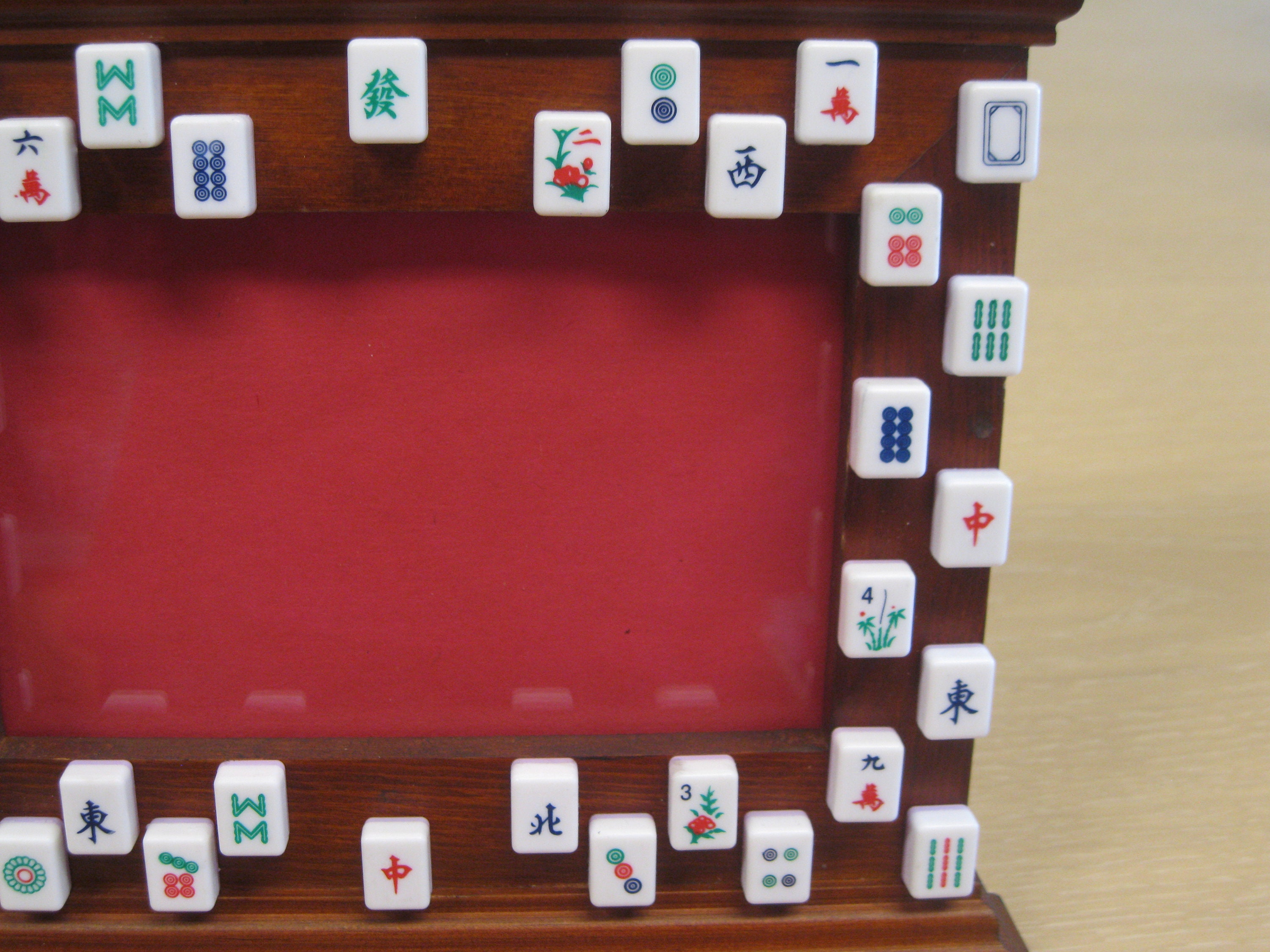 Mahjong Frame using mini Mahjong tiles | Etsy