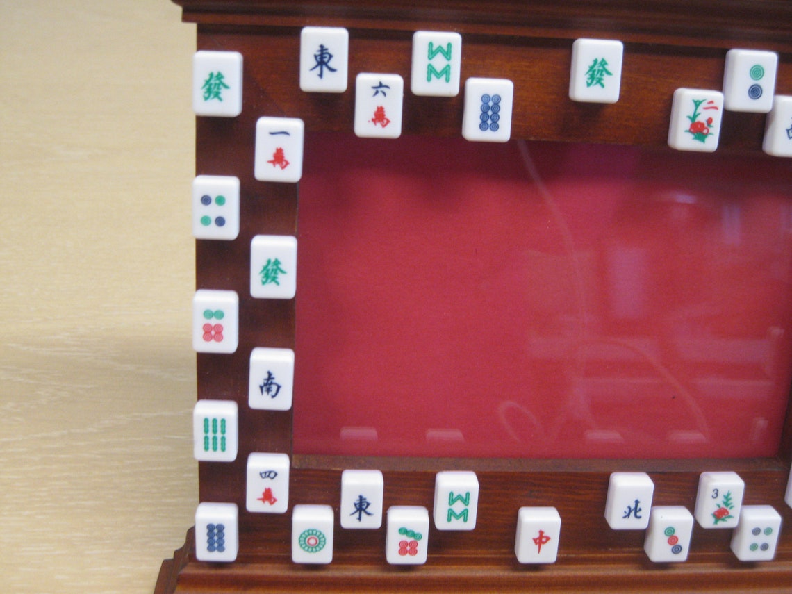 Mahjong Frame Using Mini Mahjong Tiles - Etsy
