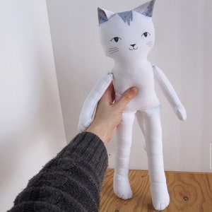 Cat in a Dress Bundle : 18" Cat Rag Doll Sewing Pattern - Etsy