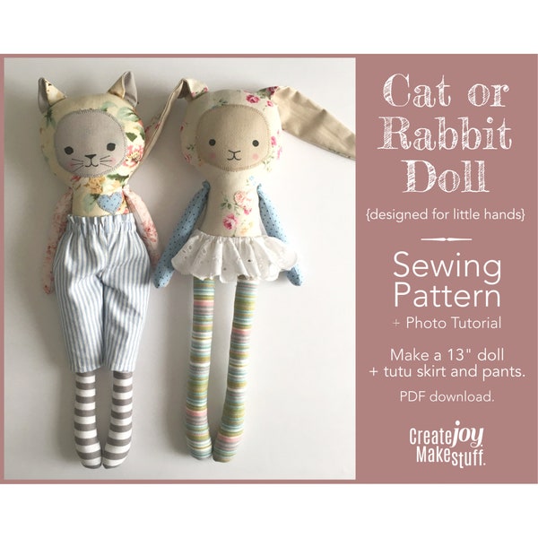 Rag Doll Cat Pattern - Etsy
