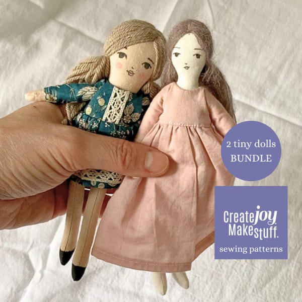 Tiny Doll Pattern - Etsy
