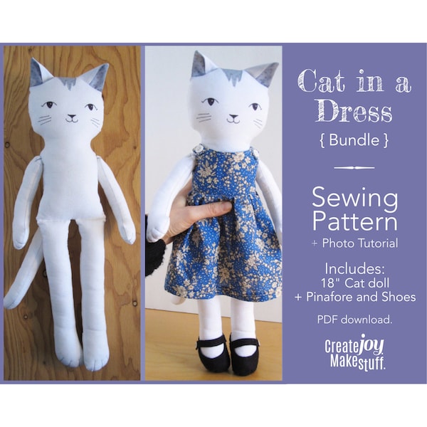 Rag Doll Cat Pattern - Etsy