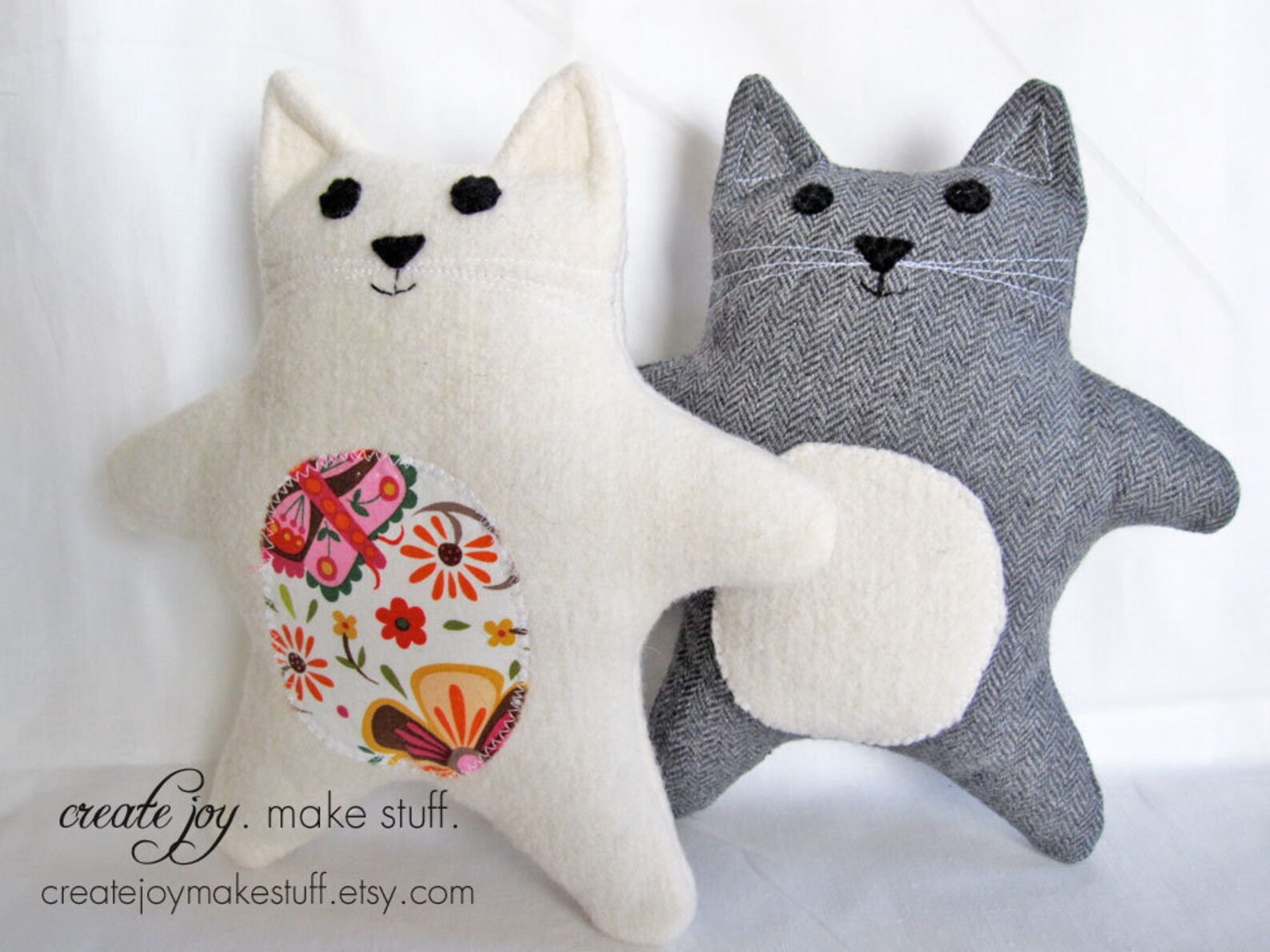 Make 3 Cats Sewing Pattern & Tutorial 3 Pattern Bundle - Etsy Canada