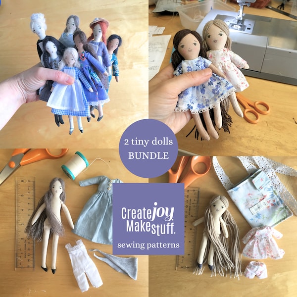 Tiny Doll Pattern - Etsy