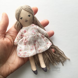 Tiny Rag Doll Sewing Pattern Bundle: Woman & Pocket Mini Dolls (A4 + Usletter PDF) - Etsy