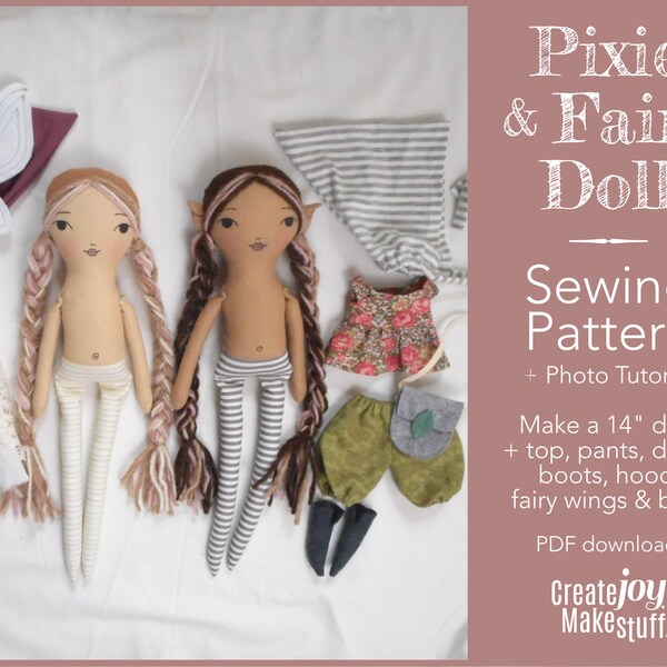 Fairy Doll Dress Pattern - Etsy