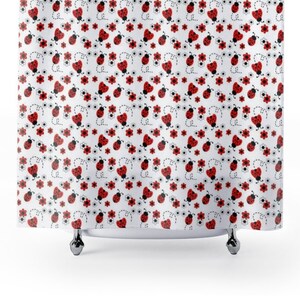 Ladybug Curtain - Etsy