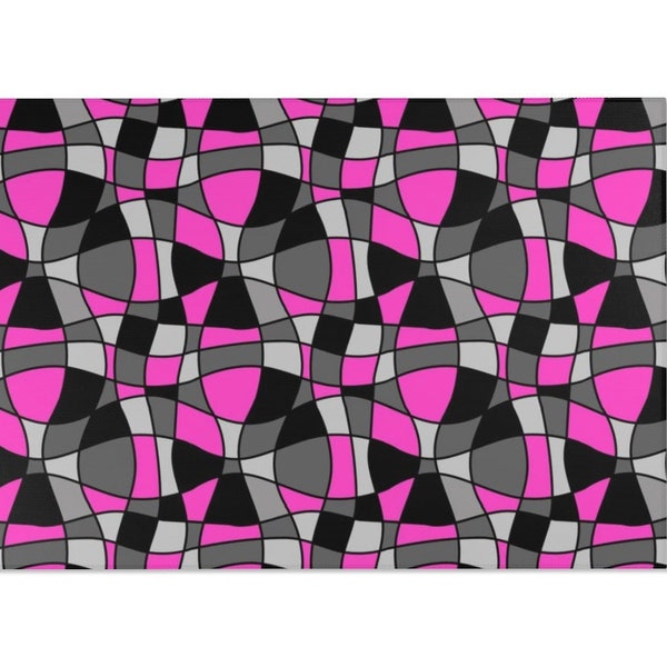 Pink 70s Area Rug - Etsy