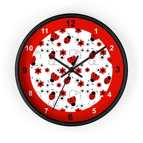 Ladybug Clock - Etsy