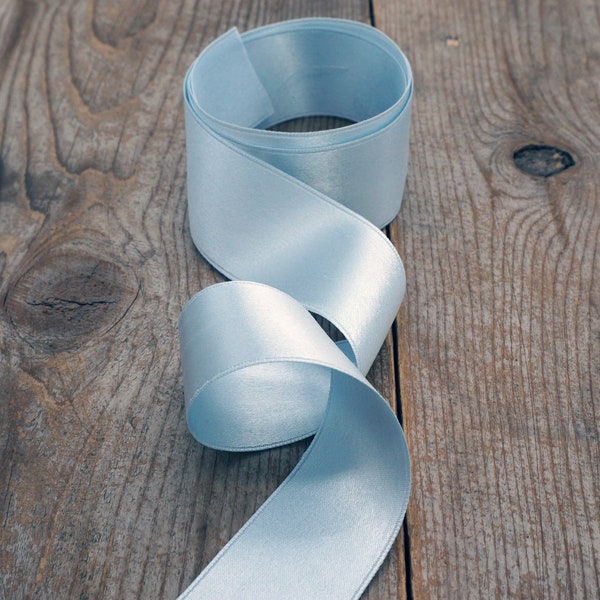 Blue Satin Ribbon - Etsy