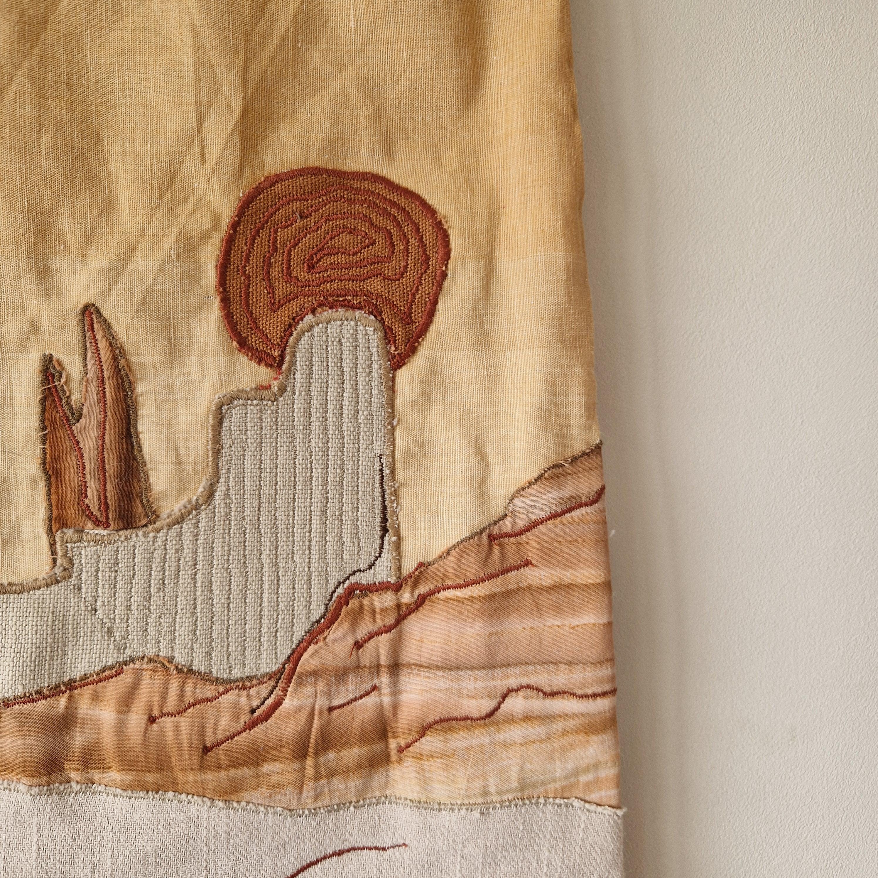Desert Duskhue Applique Wallhanging - Etsy
