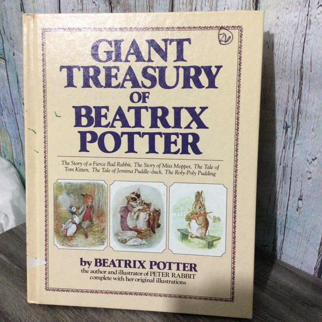 1984 Hardback Giant Treasury of Beatrix Potter - Etsy