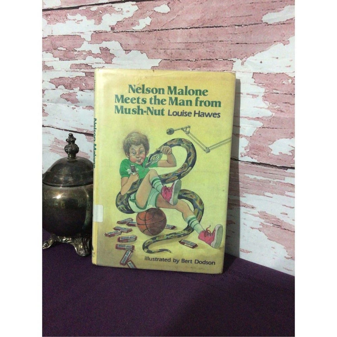 Vintage Children’s Book Former Library “nelson Malone meets the Man ...