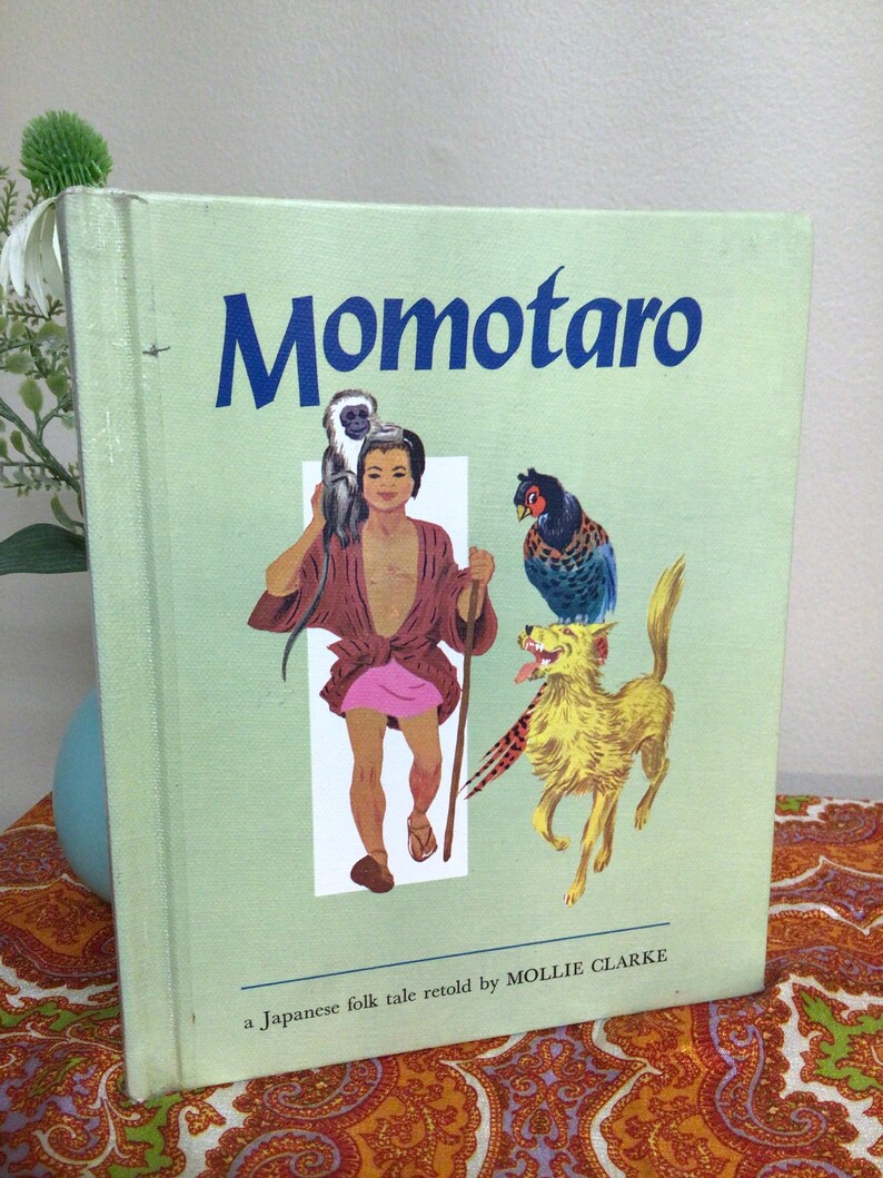 1963 momotaro A Japanese Folk Tale by Mollie Clarke Hardback - Etsy