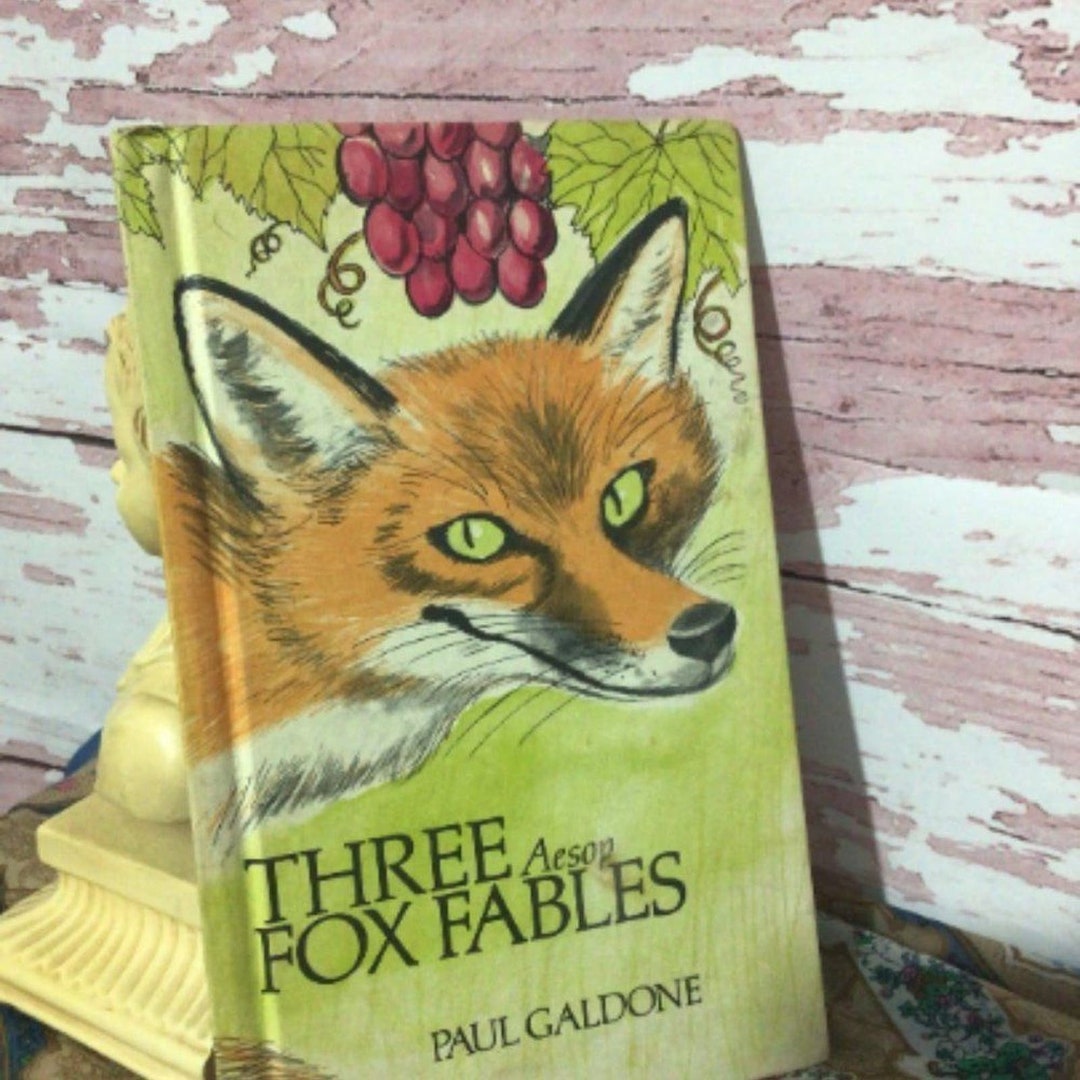 1971 Three Fox Fables, Aesop Fables By paul Galdone Hardback ...