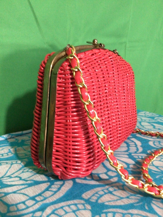 Vintage mid century wicker - Gem