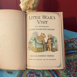 1961 Little Bear’s Visit by Else Holmelund Minarlk First Ed - Etsy