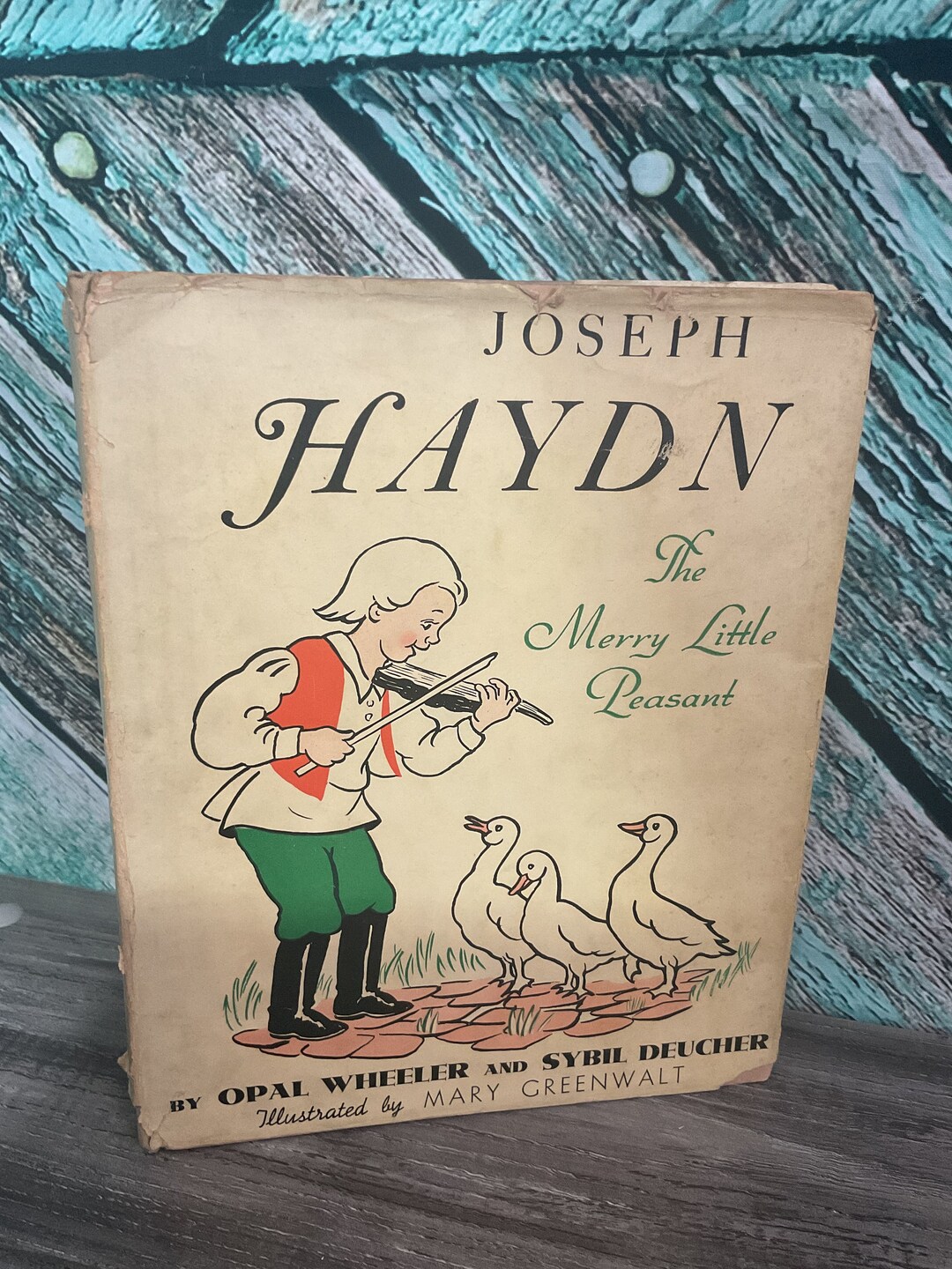 1936 Hardback Book Joseph Haydn the Merry Little Peasant - Etsy
