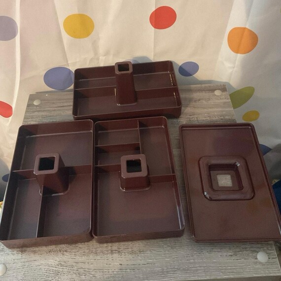 Vintage Tupperware Stackable Craft Sewing Jewelry Sto… - Gem