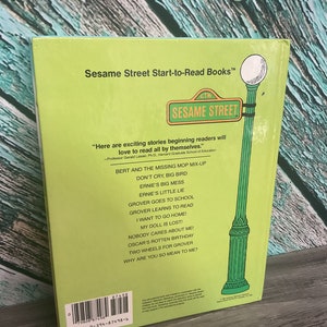 1985 Sesame Street Hardback Grover Learns to Read by Dan Elliot - Etsy