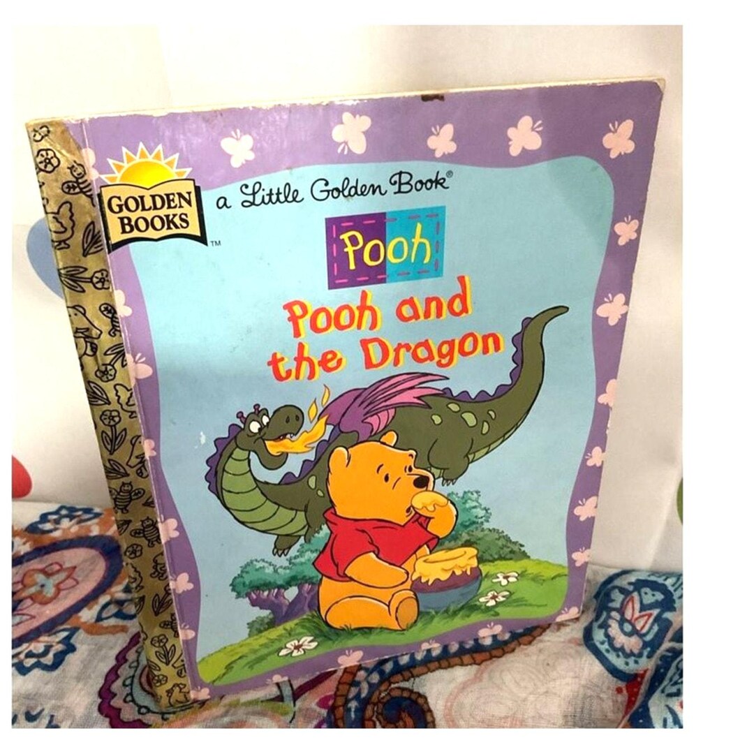 1997 Pooh and the Dragon A Little Golden Book Hardback - Etsy