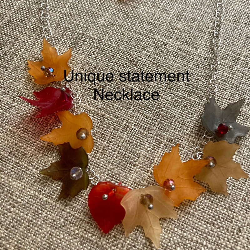 Leaf Necklace - Etsy