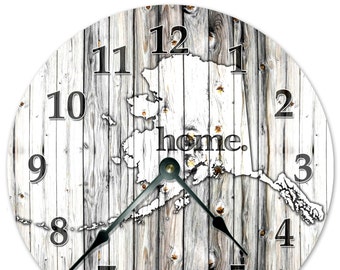Wood Alaska Clock - Etsy