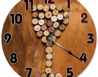 Wine clock | Etsy