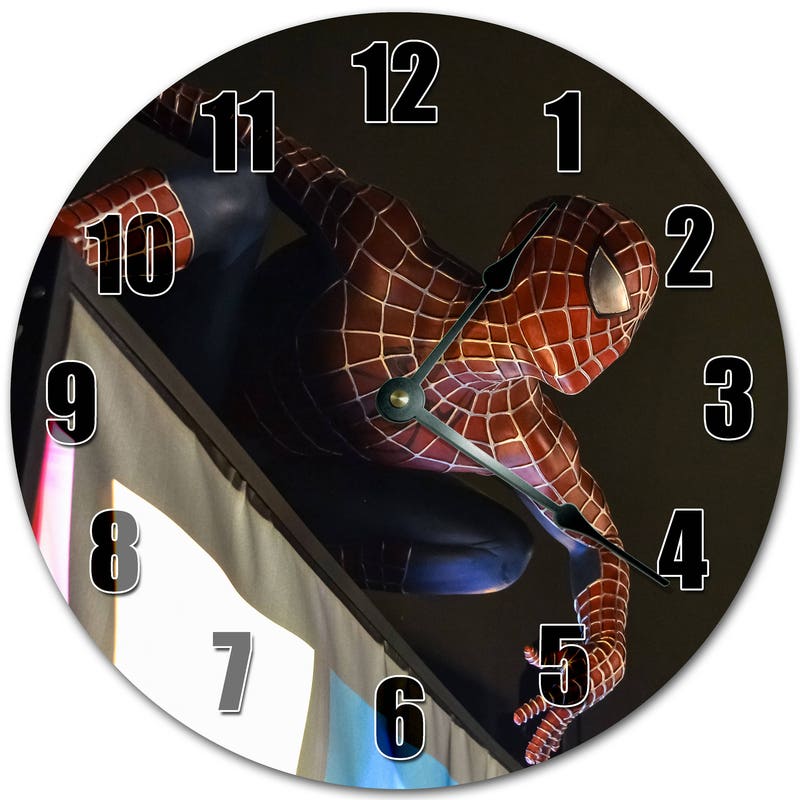 Spiderman Clocks - Etsy