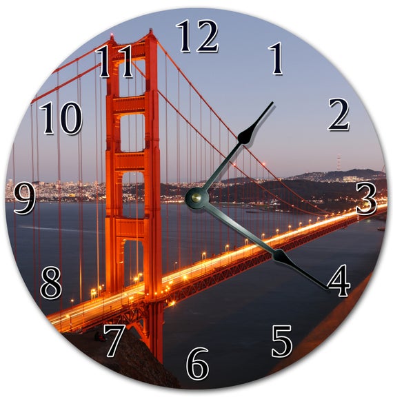 10.5 Beautiful BRIDGE Clock Living Room Clock Large - Etsy