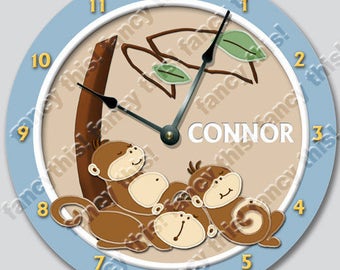 Monkey Nursery Decor | Etsy