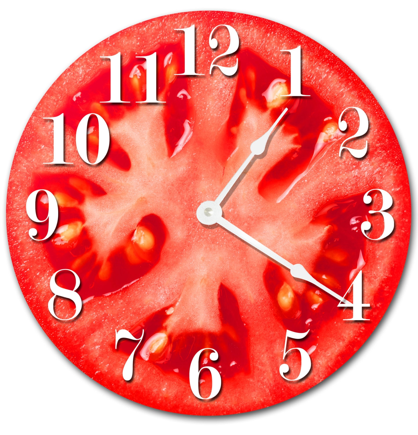TOMATO Clock Large 10.5 inch Clock Novelty Clocks Wall Clocks | Etsy