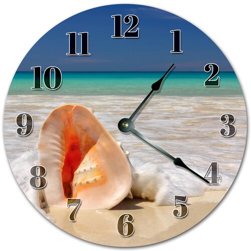 10.5 BEACHVIEW BENCHES Clock Living Room Clock Large - Etsy