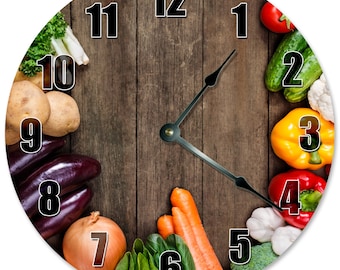 Vegetables Clocks - Etsy